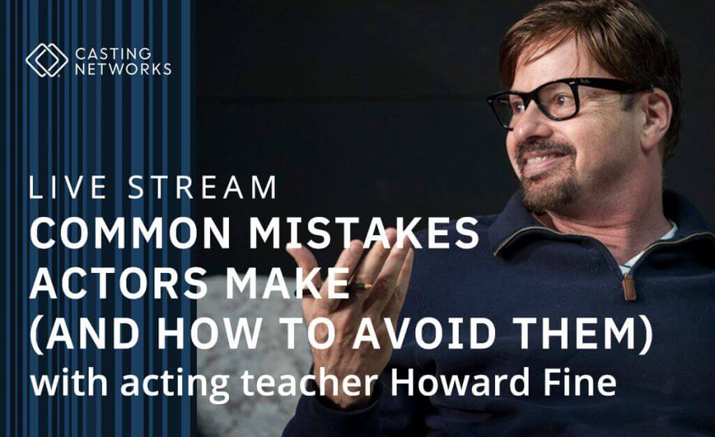 Livestream: Common Mistakes Actors Make (and How to Avoid Them) With ...