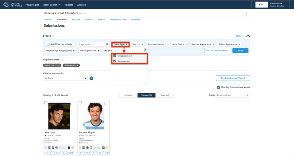 Find and Contact the Right Actor Faster With Two New Features